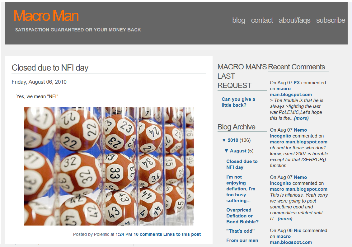 Macro Man turns 10 years old ~ Macro Man