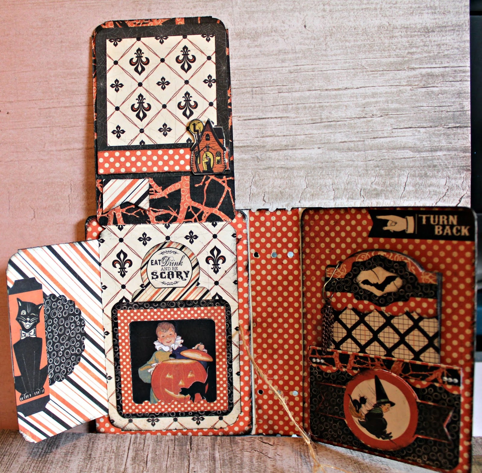 Pam Bray Designs: A Girl with Flair: Boo to You Passport Album with ...