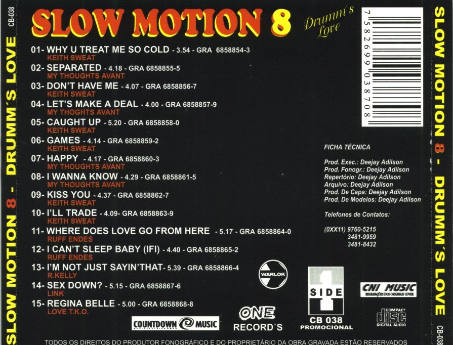luisdanight: cd Slow Motion Vol 08