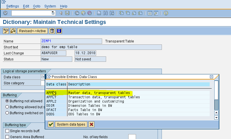 Sap Abap Complete Tutorials How To Create A Table In Abap