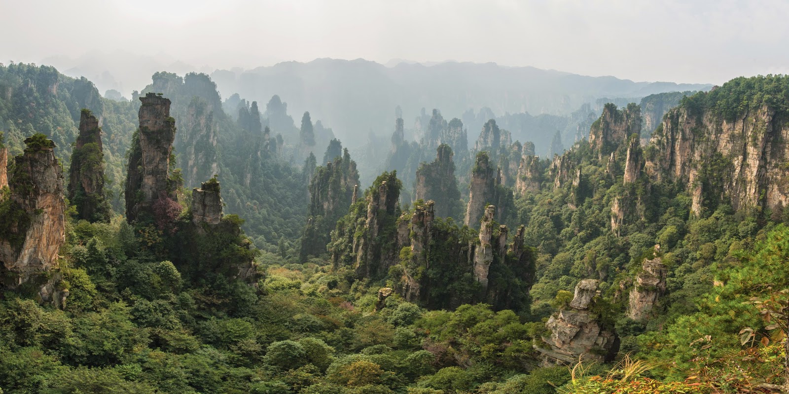 Worlds Beauty: Split Pinnacle, Hunan, China, located in the south ...