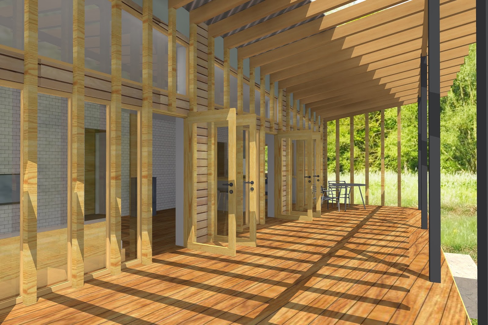 Virginie Farges - architecture écologique : MAISON-CABANE