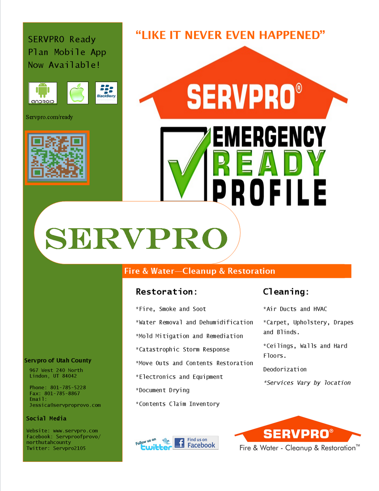 Servpro of North Utah County