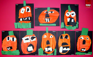 Tippytoe Crafts: Silly Pumpkin Faces