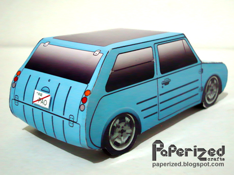 Custom Nissan Pao Papercraft | Paperized Crafts