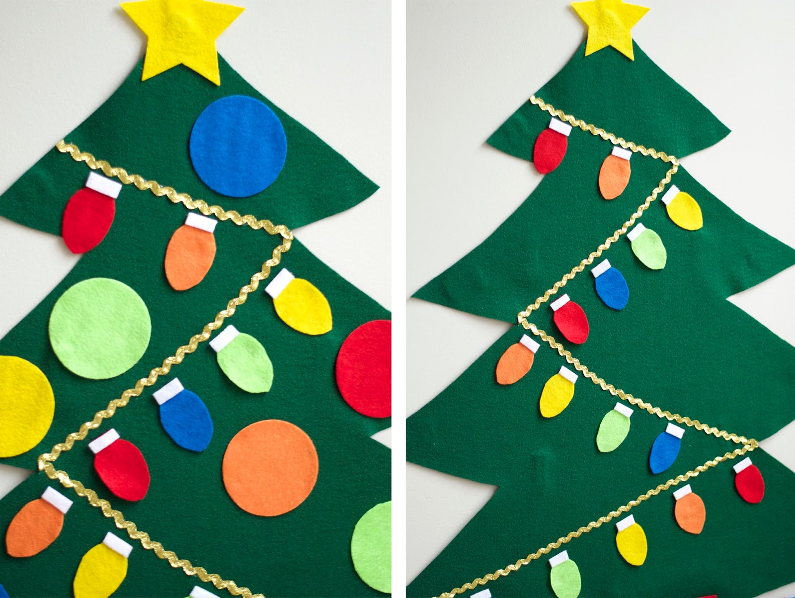 No-Sew Felt Christmas Tree Tutorial
