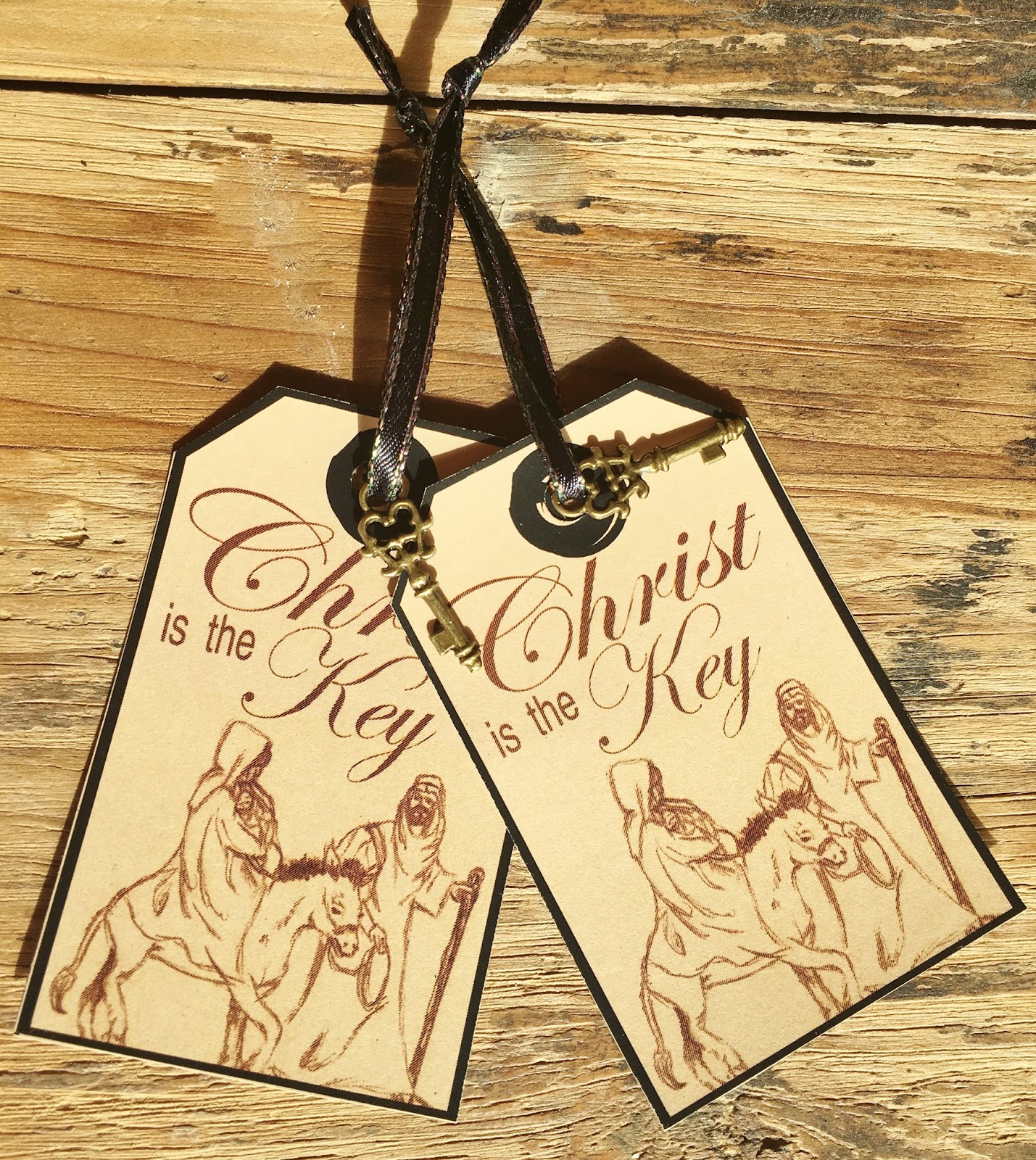HollysHome - Church Fun: Hand Drawn "Christ is the Key" Gift Tags, FREE ...