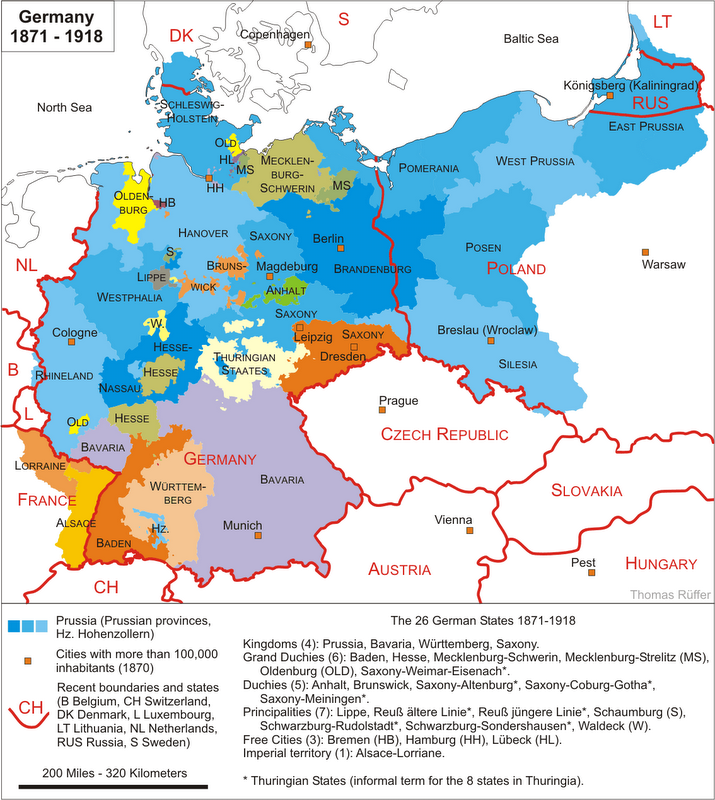 AS UNIFICAÇÕES TARDIAS: A FORMAÇÃO DO IMPÉRIO ALEMÃO