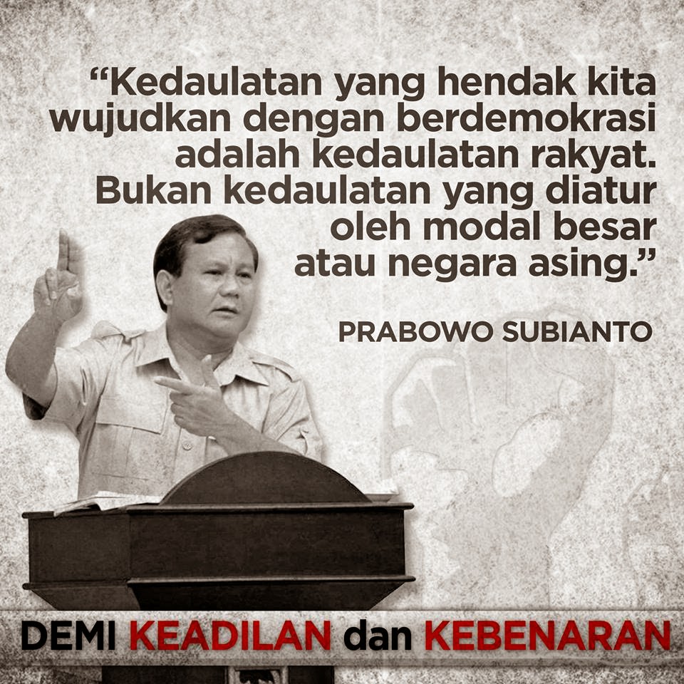 Inilah Kutipan Pidato Prabowo Subianto di MK