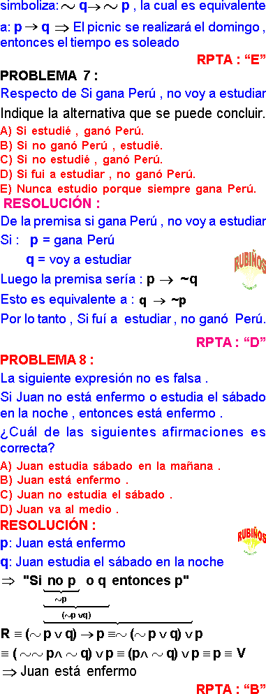 LOGICA MATEMATICA EJERCICIOS RESUELTOS PDF