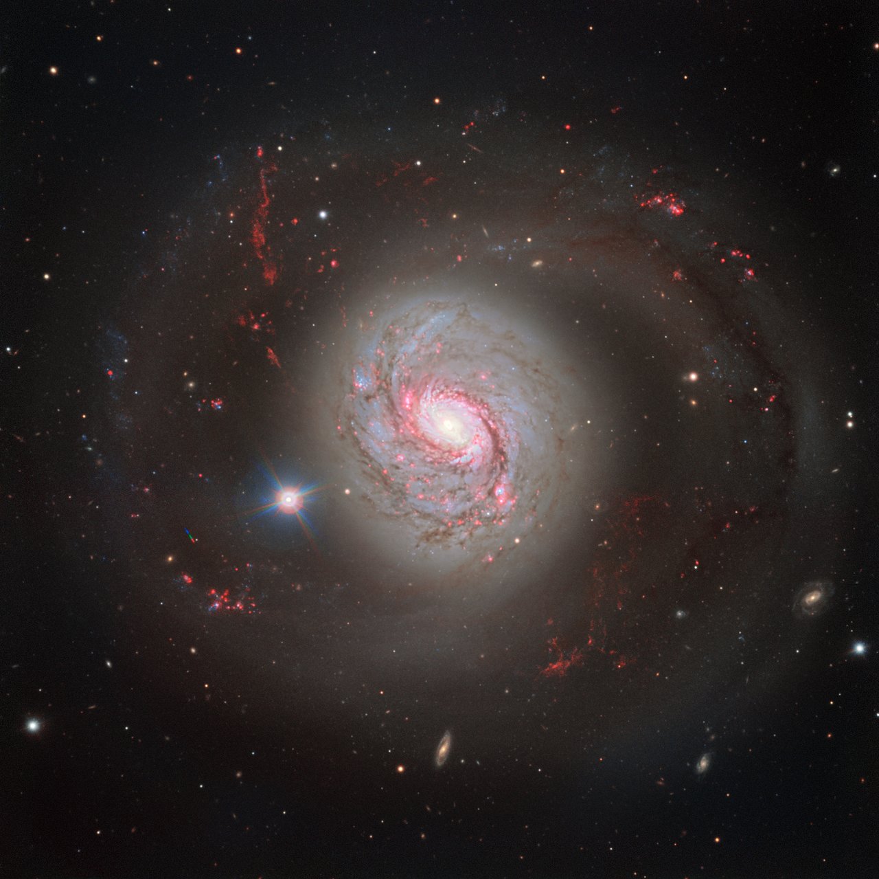 Magnificent View of Spiral Galaxy Messier 77