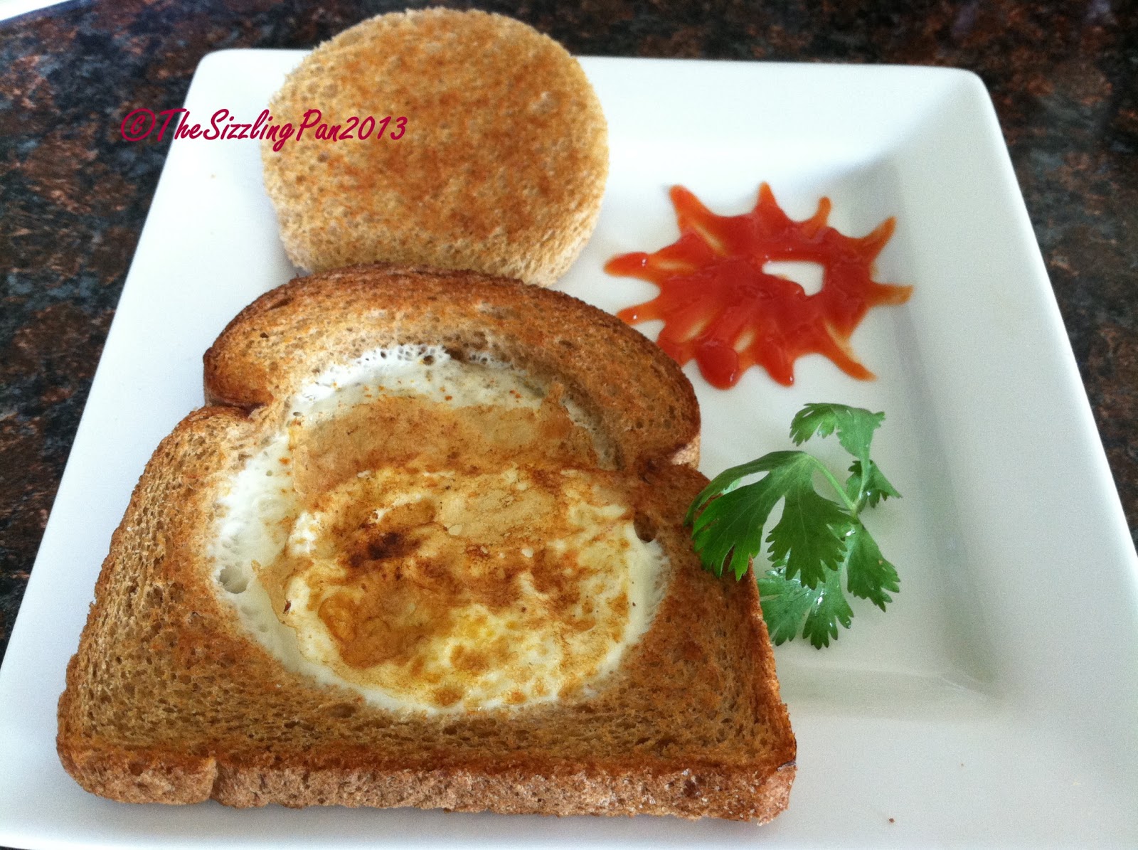 The Sizzling Pan: Egg-in-a-Hole!