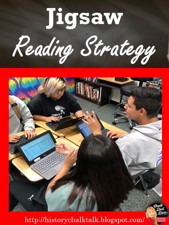 History Chalk Talk: JIGSAW Reading Strategy