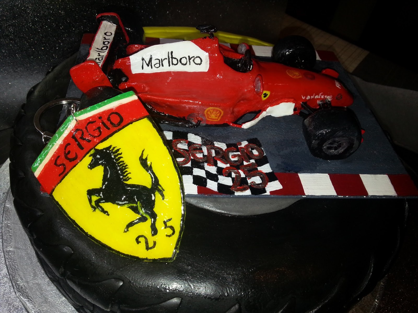 Anna&dolç: Pastel de F1 Ferrari