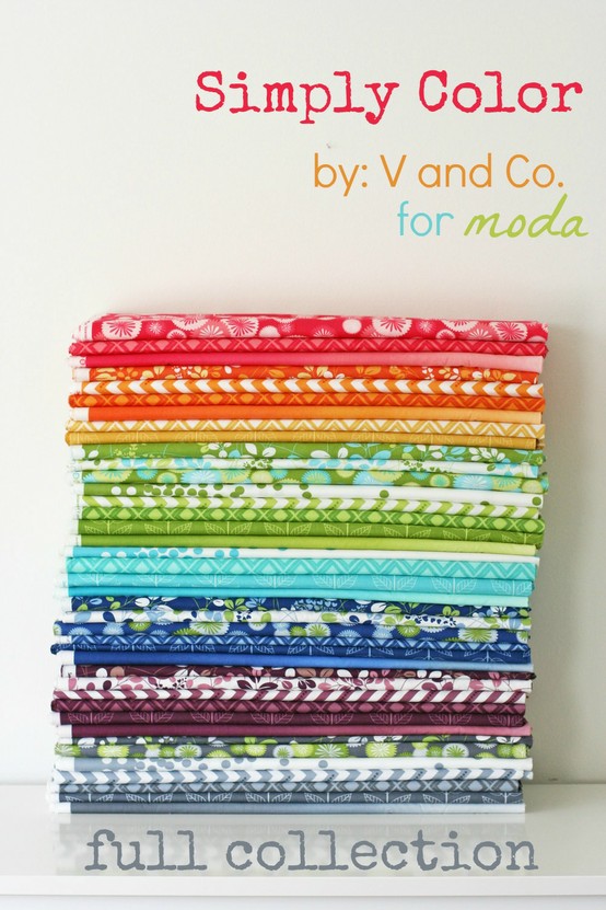 Favorite Fabrics Blog: Simply Color by V and Co. for Moda Fabrics
