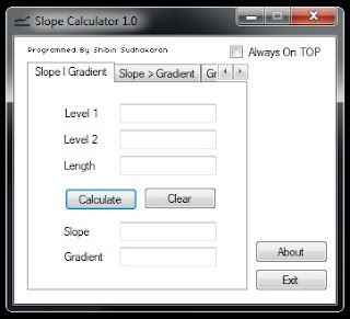 Slope Calculator