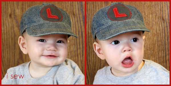 I Sew, Do You: Big Boy Cap {tutorial}