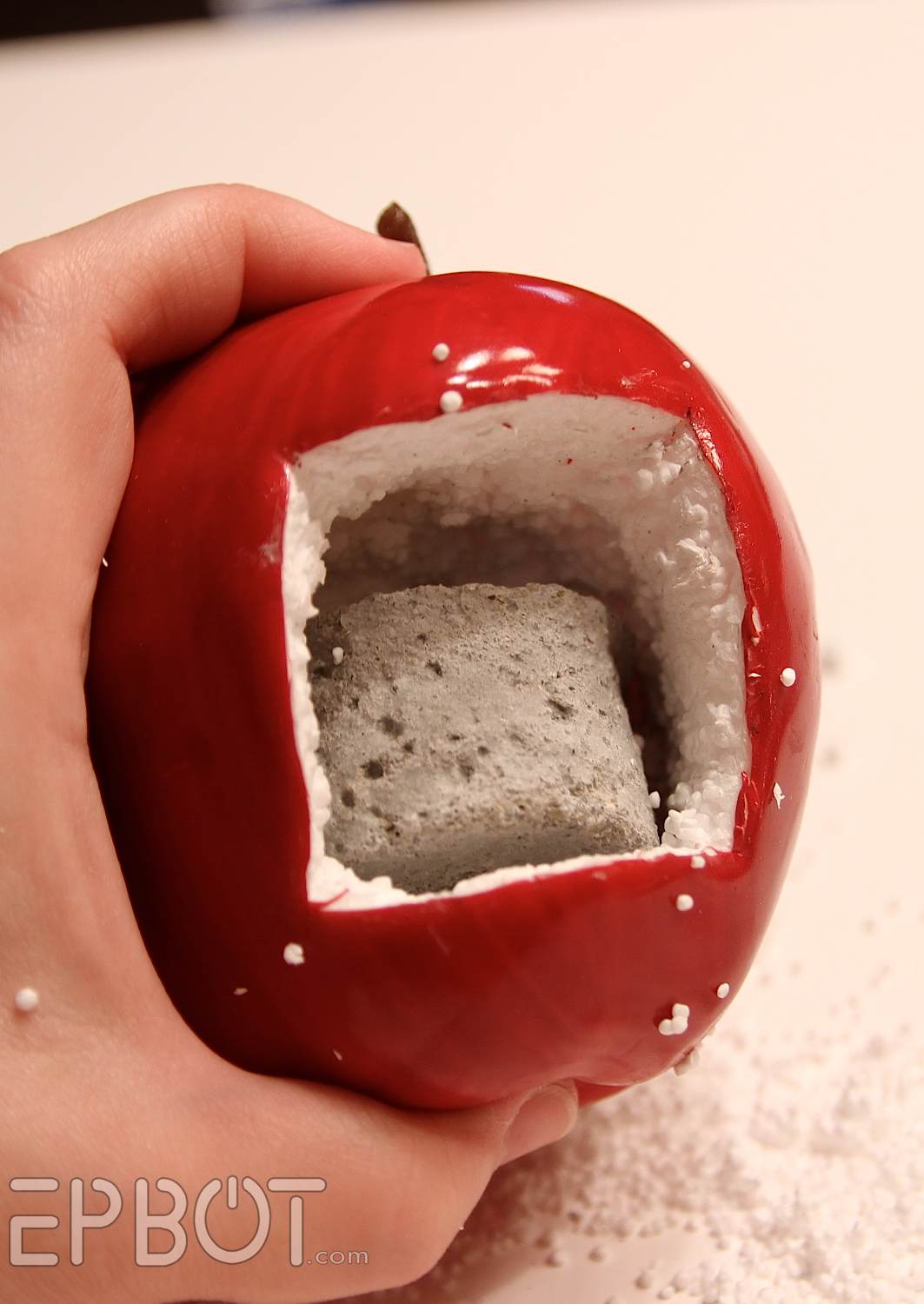 EPBOT: Halloween DIY: Make A Glowing Poison Apple for Less Than $3!