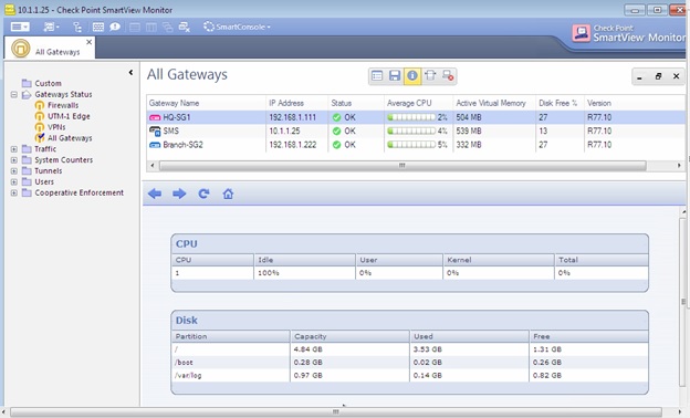 My Check Point CCSA Journal: Check Point SmartView Monitor