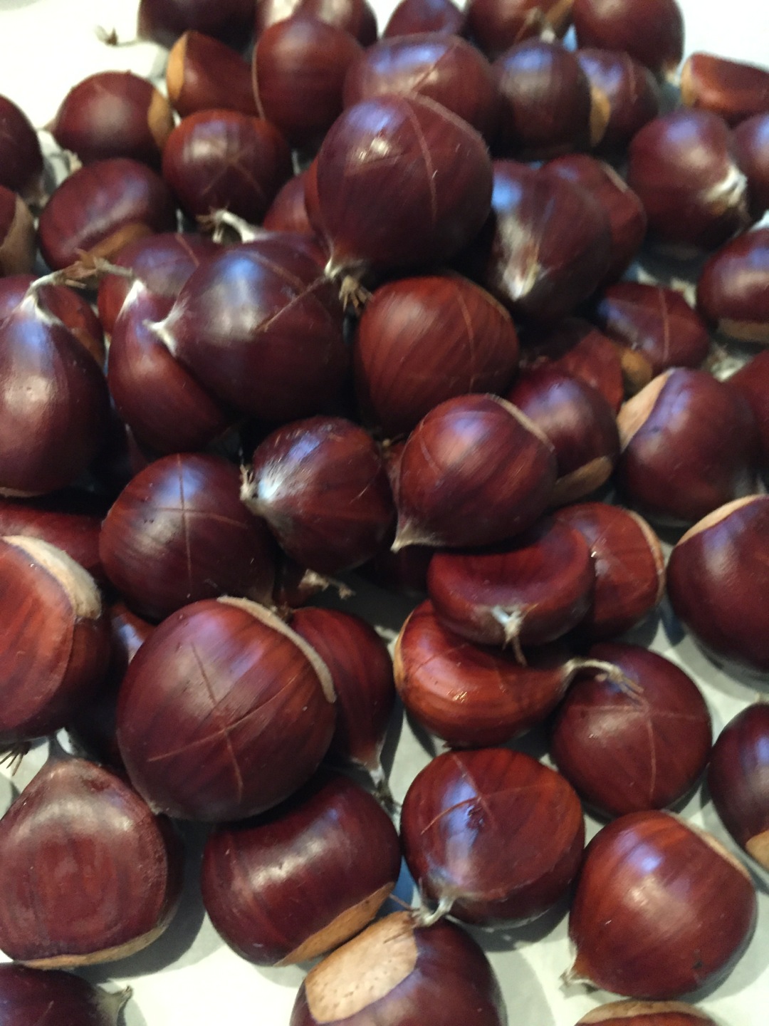 Bitten by that creative Spider: Edible Chestnuts