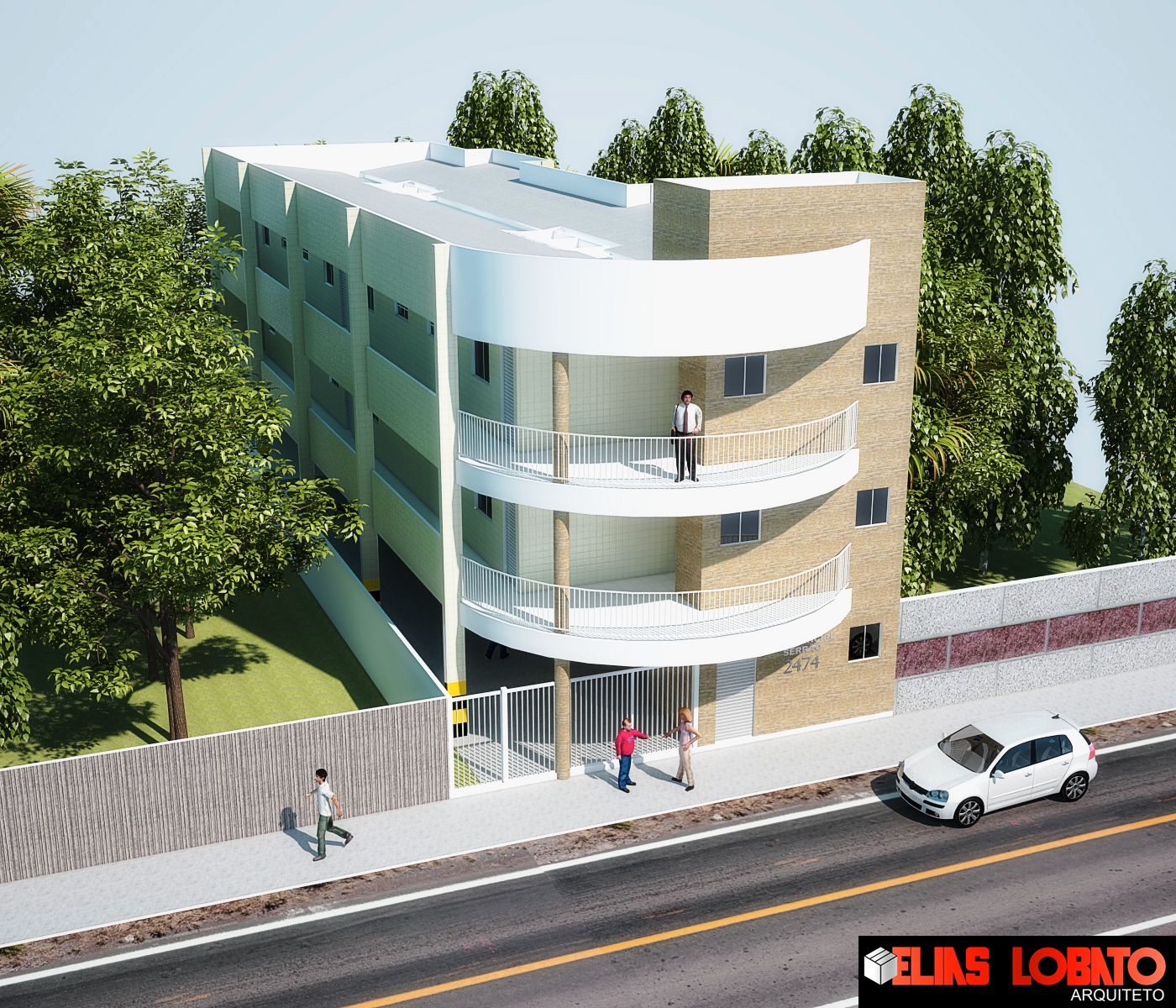 ELIAS LOBATO- ARQUITETO: PROJETO PRÉDIO RESIDENCIAL DO SR. J. R ...