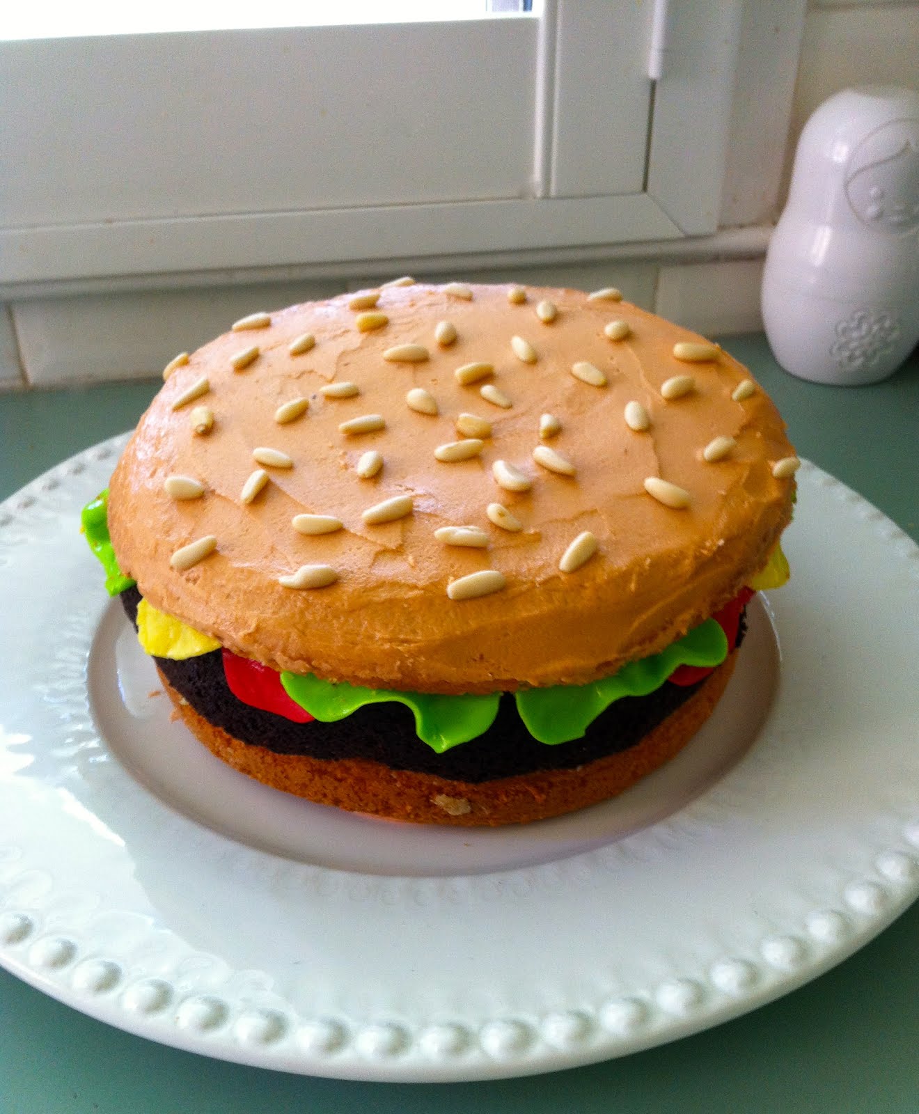 Giggleberry Creations!: Burger Birthday Cake!