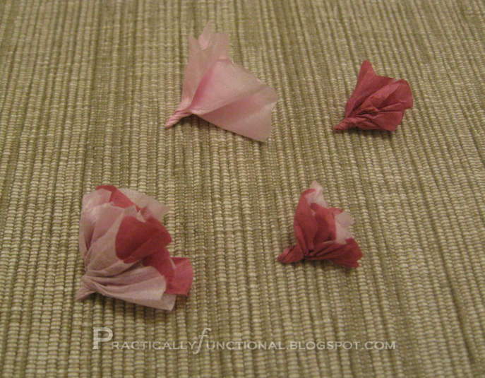 Tissue Paper Cherry Blossoms