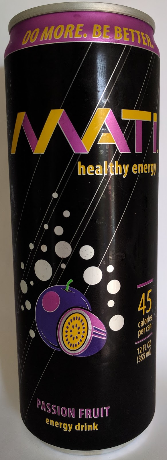Caffeine King: Mati Passion Fruit Healthy Energy Drink Review