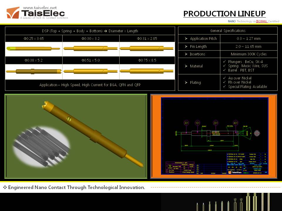 Semiconductor Probe Pin Maker--www.taiselec.net: Semiconductor Test ...