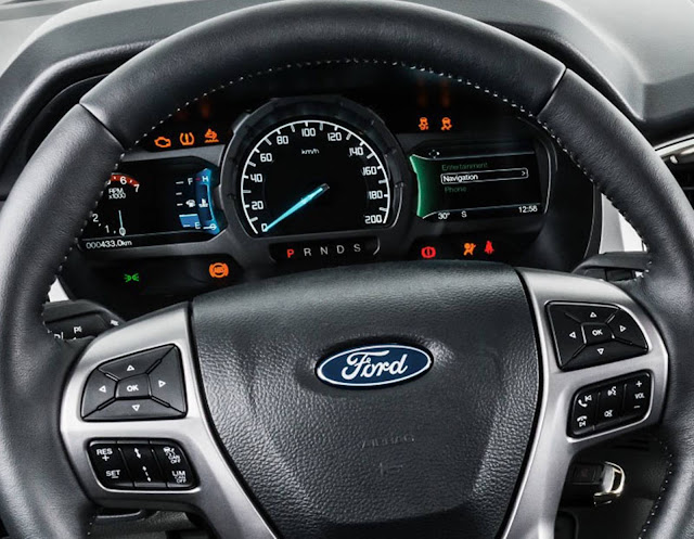 Nova Ford Ranger 2016: fotos oficiais do interior reveladas
