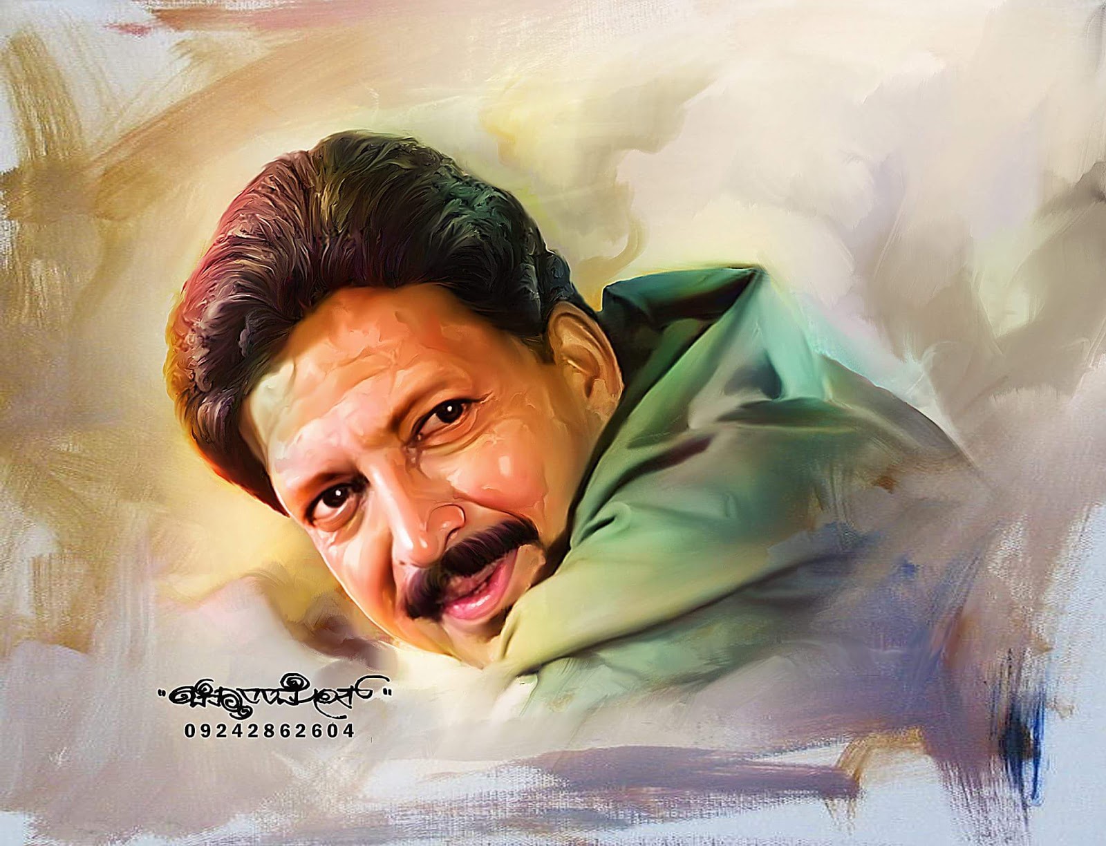 Chitthara Digital Paintings: Vishnuvardhan