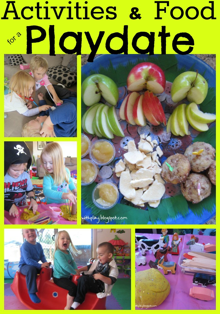 Learn with Play at Home: Activities and Food for a Play date
