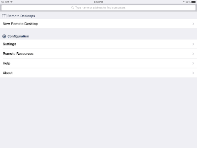 My Tech Sharing: Remote Desktop Client for Apple's iOS - First Look