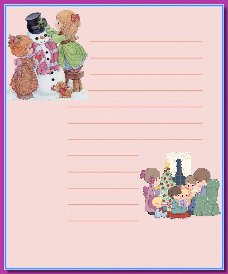 NIÑOS Y NIÑAS JUNTO AL ARBOL DE NAVIDAD Y MUÑECO DE NIEVE PAPEL DE ...