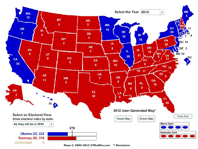The AnarchAngel : So, 9 months out, my prediction for the 2012 election