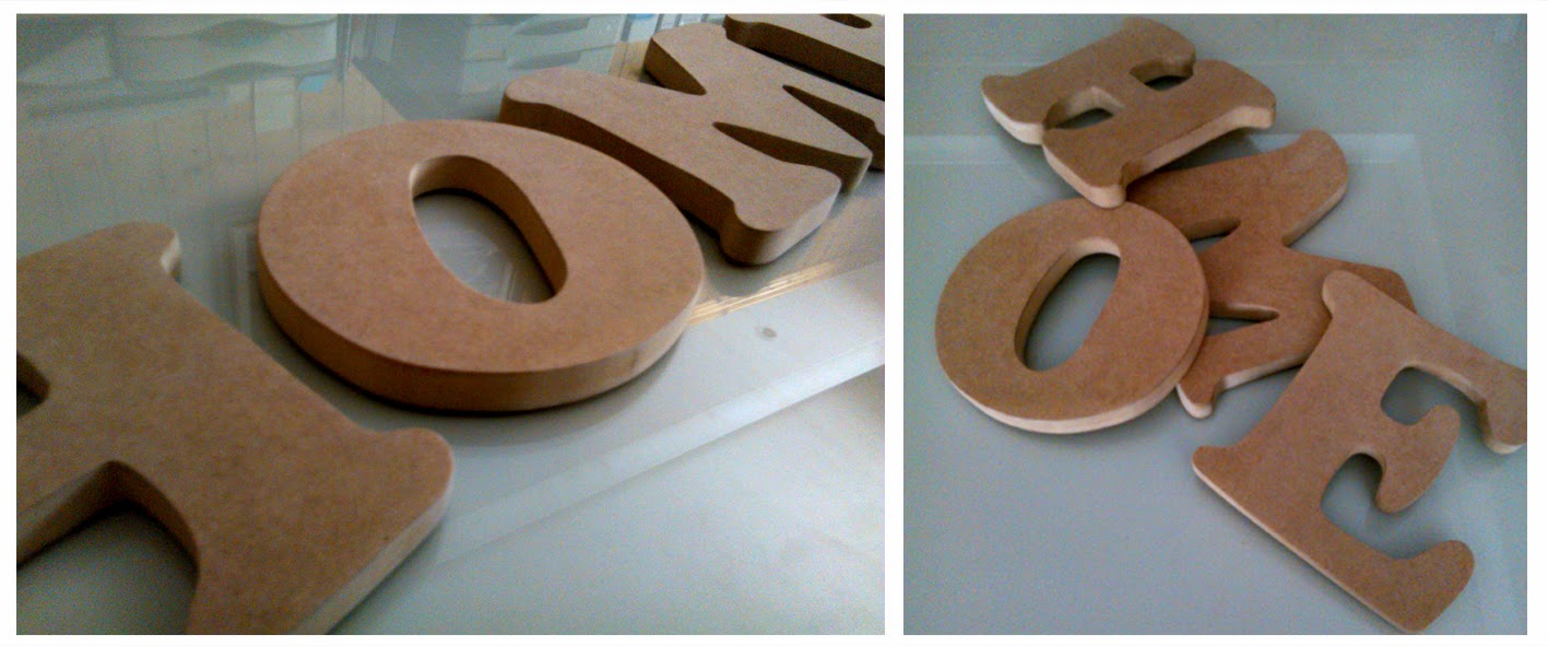 carpintaria: Letras em MDF cru