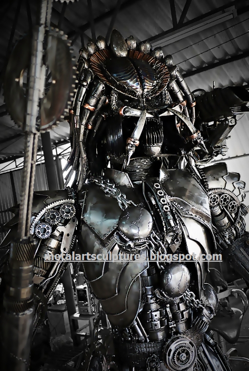 Metal art sculpture predator ~ Metal art sculpture