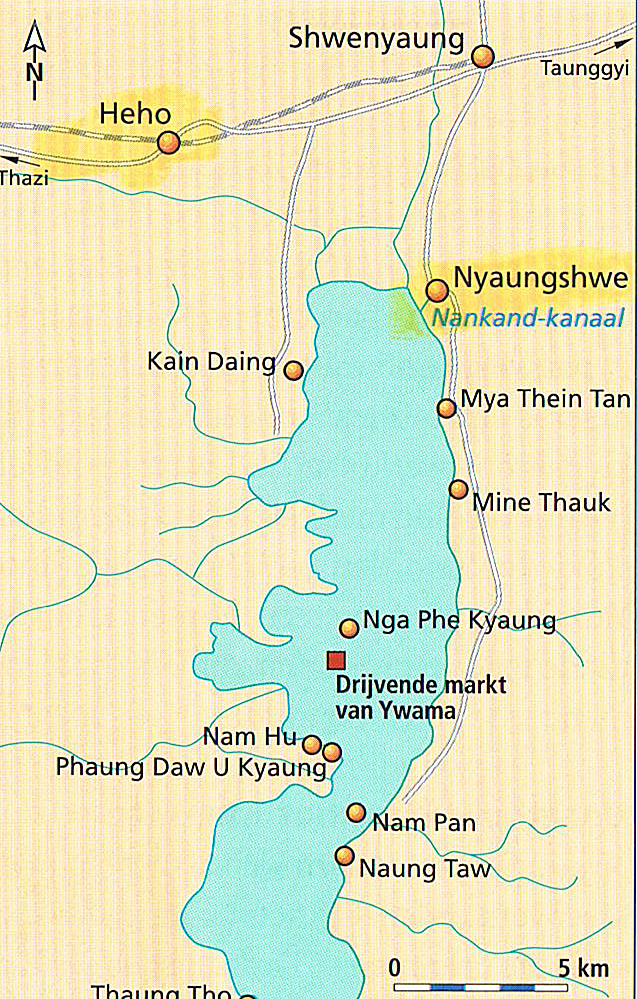 Birma - Myanmar 2012: Inle Meer: 16 maart 2012