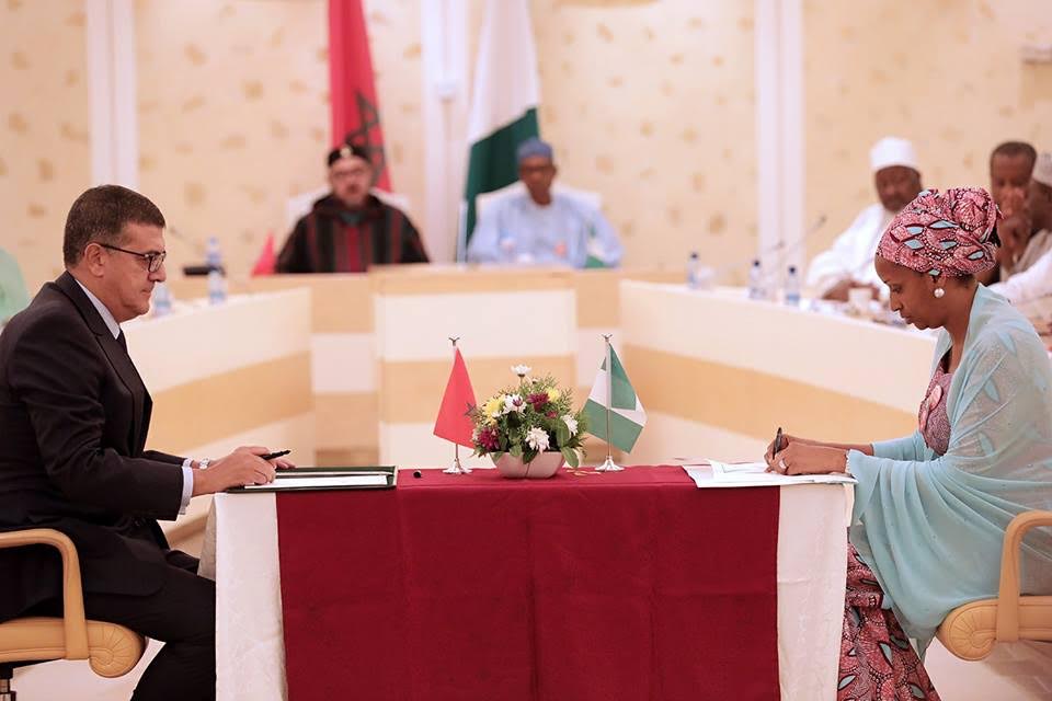 Photos: Pres Buhari and King of Morocco witness signing of Agreements ...