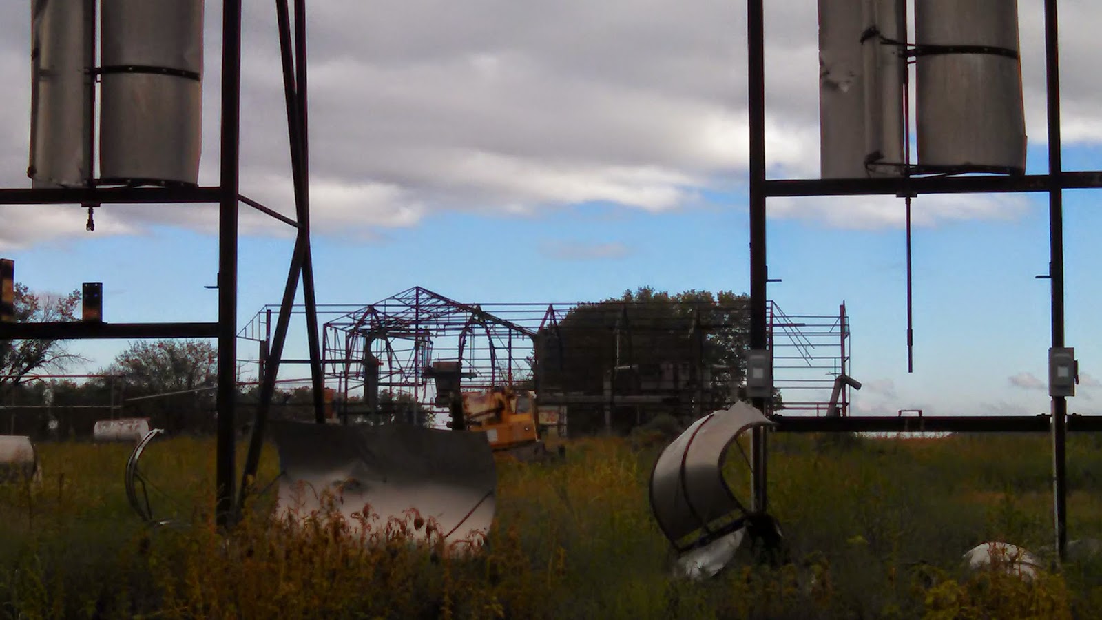 West Texas Abandoned Places: Abandoned Wind Farm near Turkey, Texas