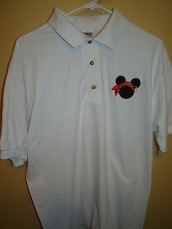 SAME Monogram: Adult Mickey and Minnie Shirts and Polos