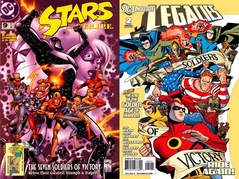 Dave's Comic Heroes Blog: Seven Soldiers of Victory In Leading Comics