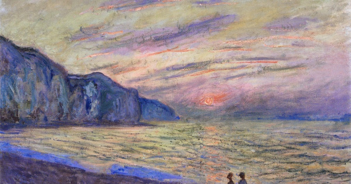 Claude Monet | Sunset at Pourville, 1882 | Fine Art Masters