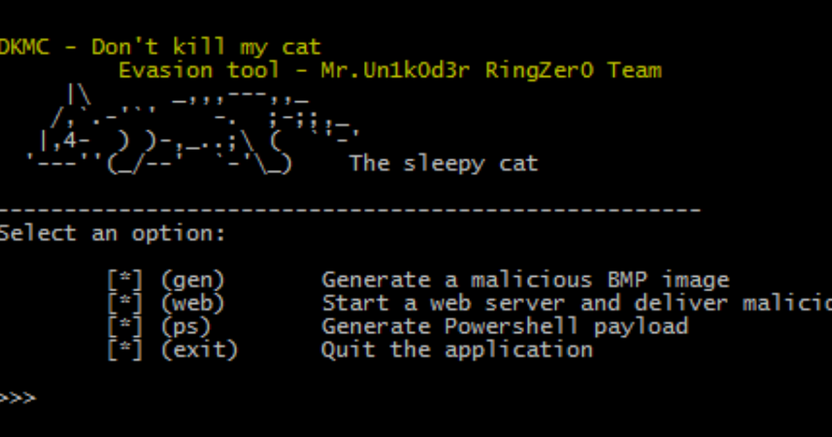 Dkmc Malicious Payload Evasion Tool Kitploit Pentest Tools For Your Security Arsenal ☣ 