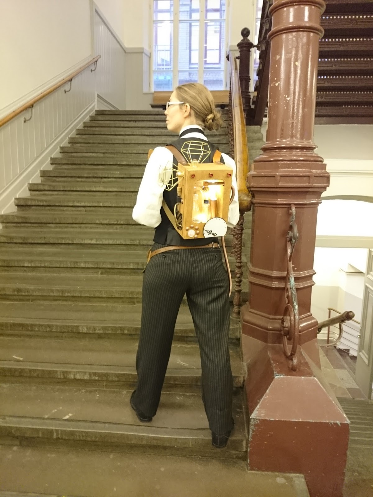 A Costuming Engineer: Steampunk ghost detection box