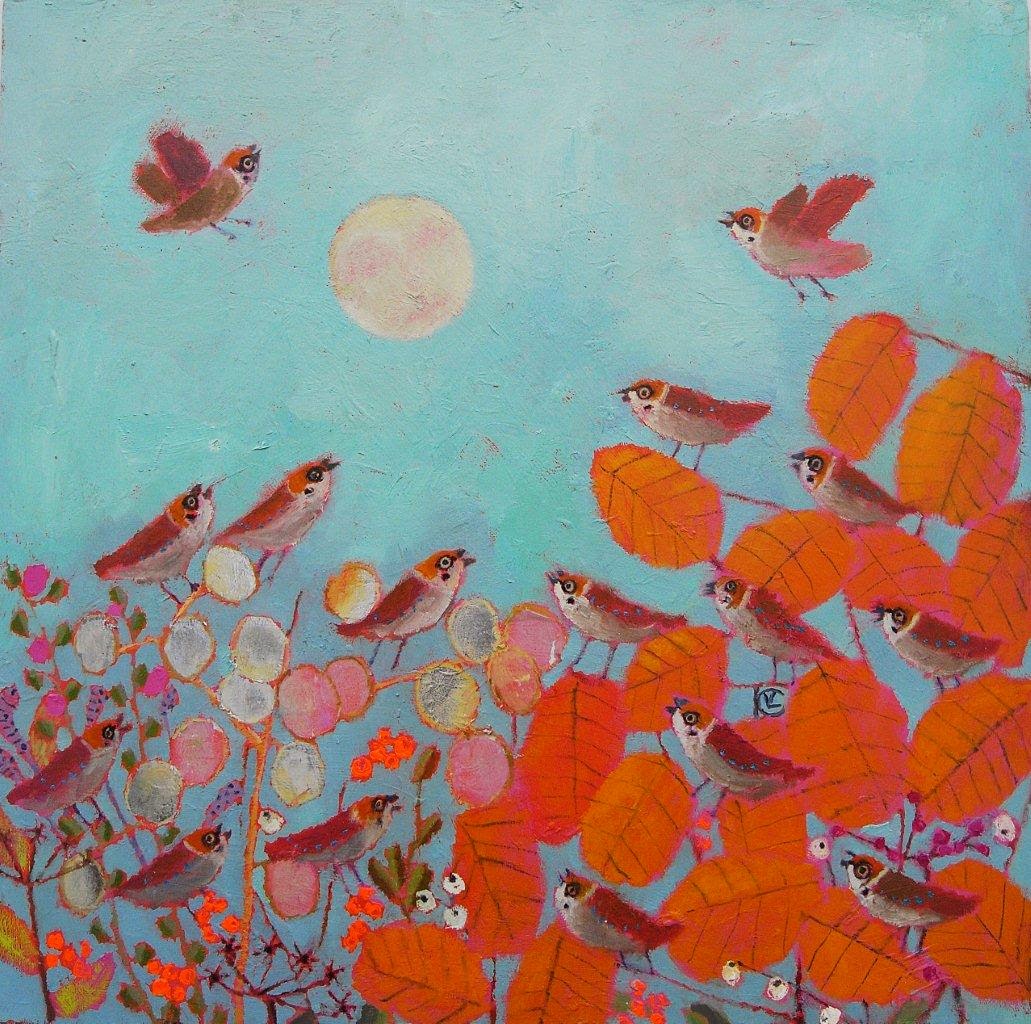 Pinzellades al món: Il·lustracions de Vanessa Cooper: ocells i flors ...