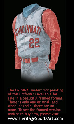 Cincinnati Reds Uniform and Team History | Heritage Uniforms and ...