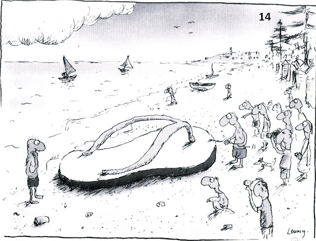 Beneath Blue Suburban Skies: A bit of Leunig Summer!