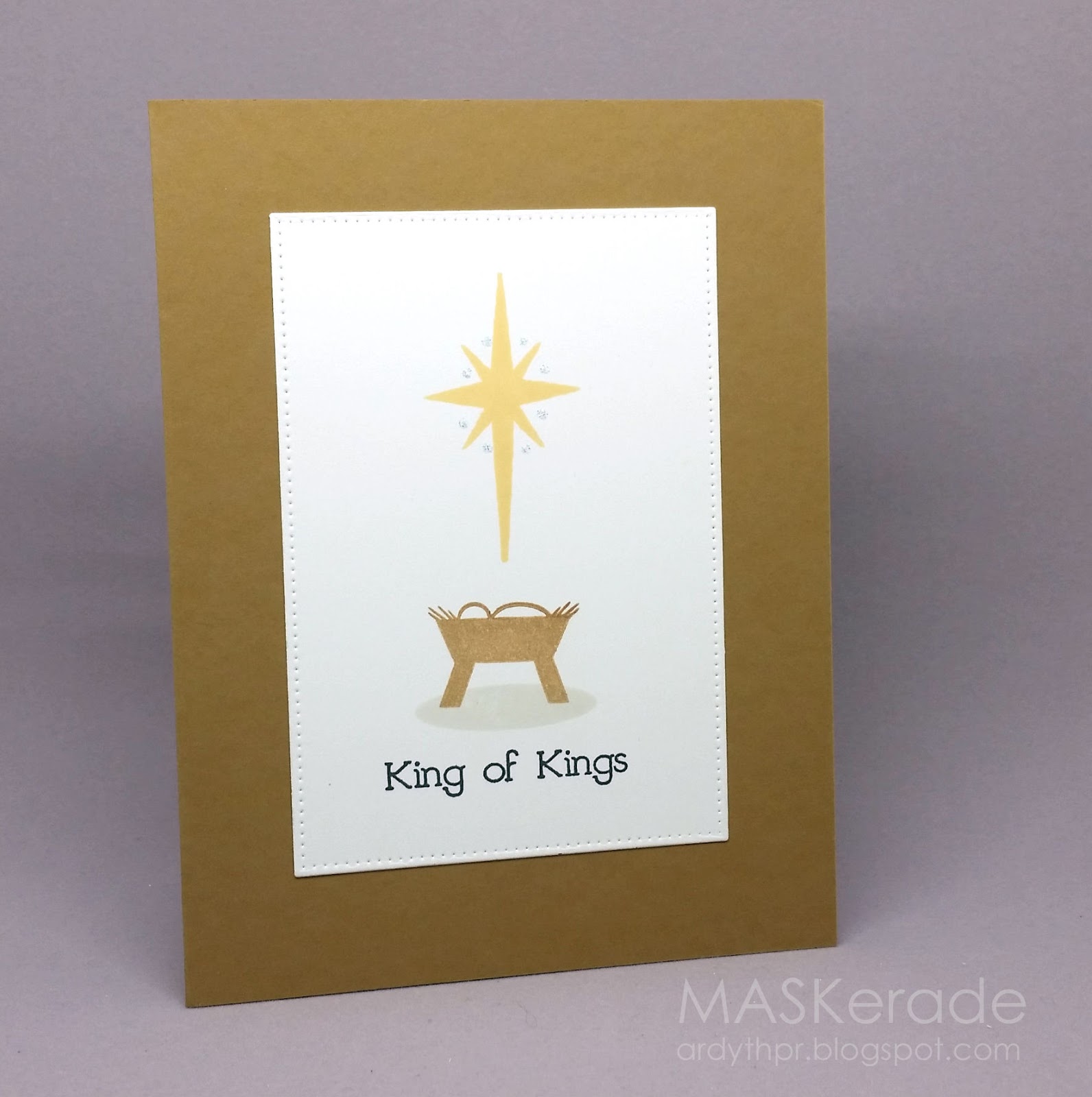 Ardyth Percy-Robb: Church Christmas Card Project Day 6 - King of Kings