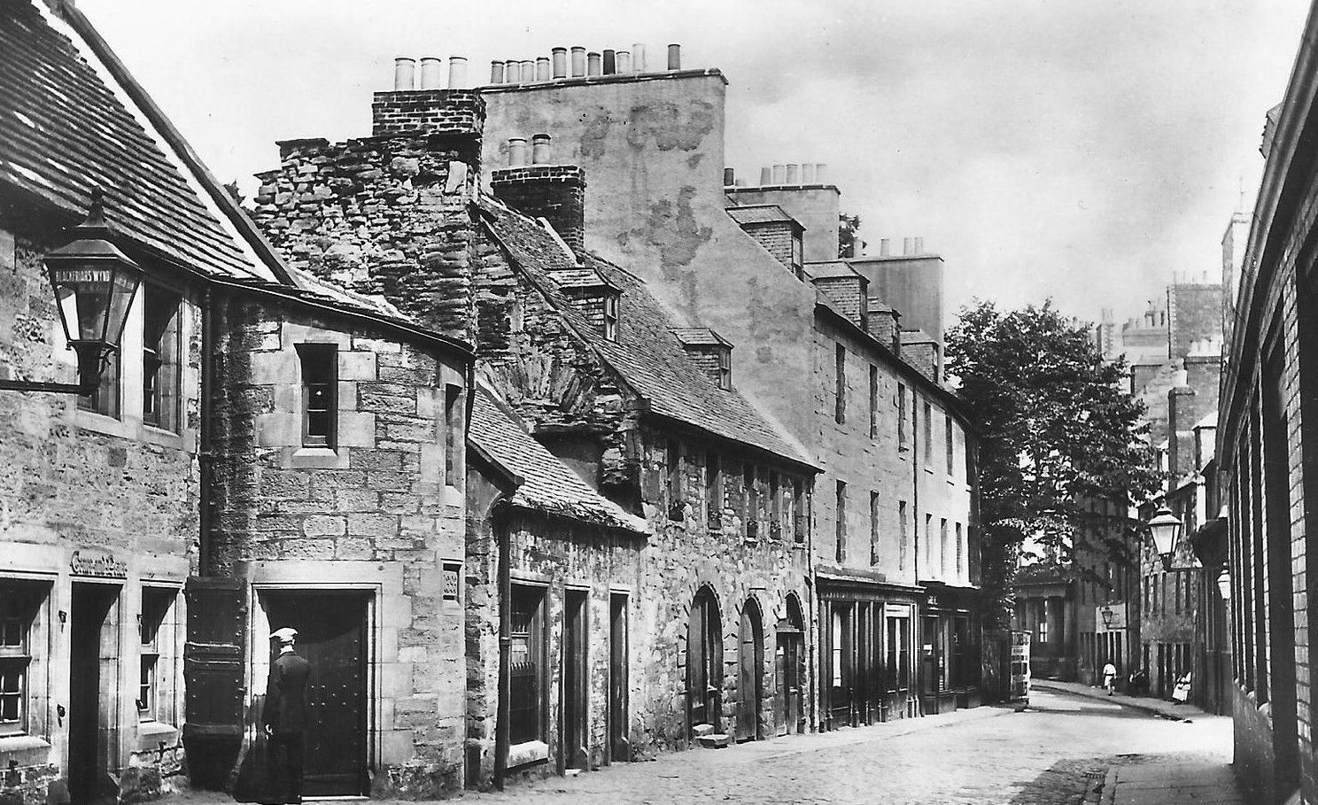 Tour Scotland: Old Photograph Blackfriars Wynd Perth Perthshire Scotland